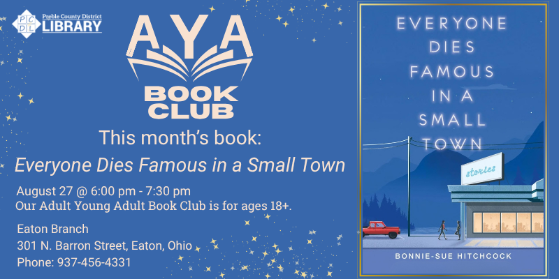 AYA Book Club | Preble County Library
