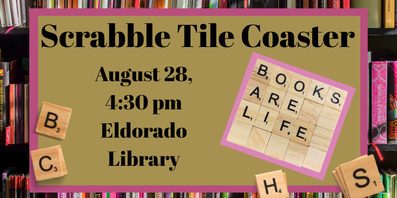 Scrabble Tile Coaster | Preble County Library